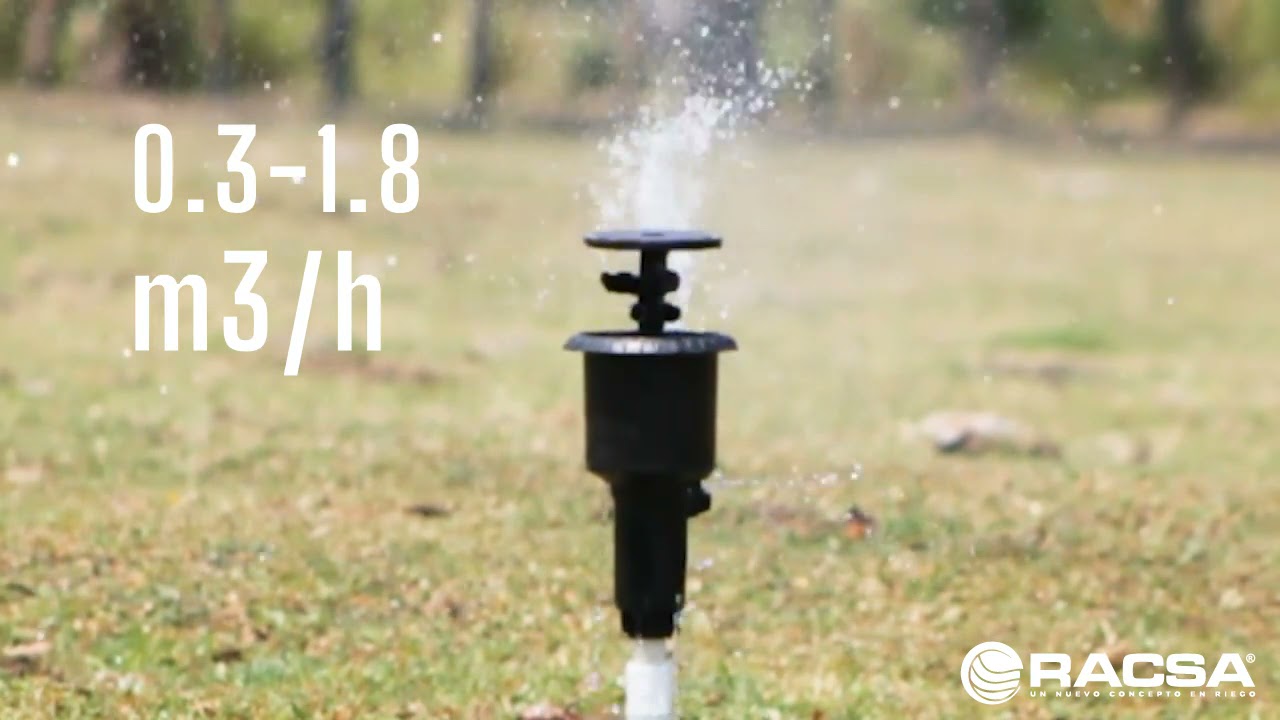 Aspersor Pop Up 3/4" o 1/2" 360° Emergente - YouTube