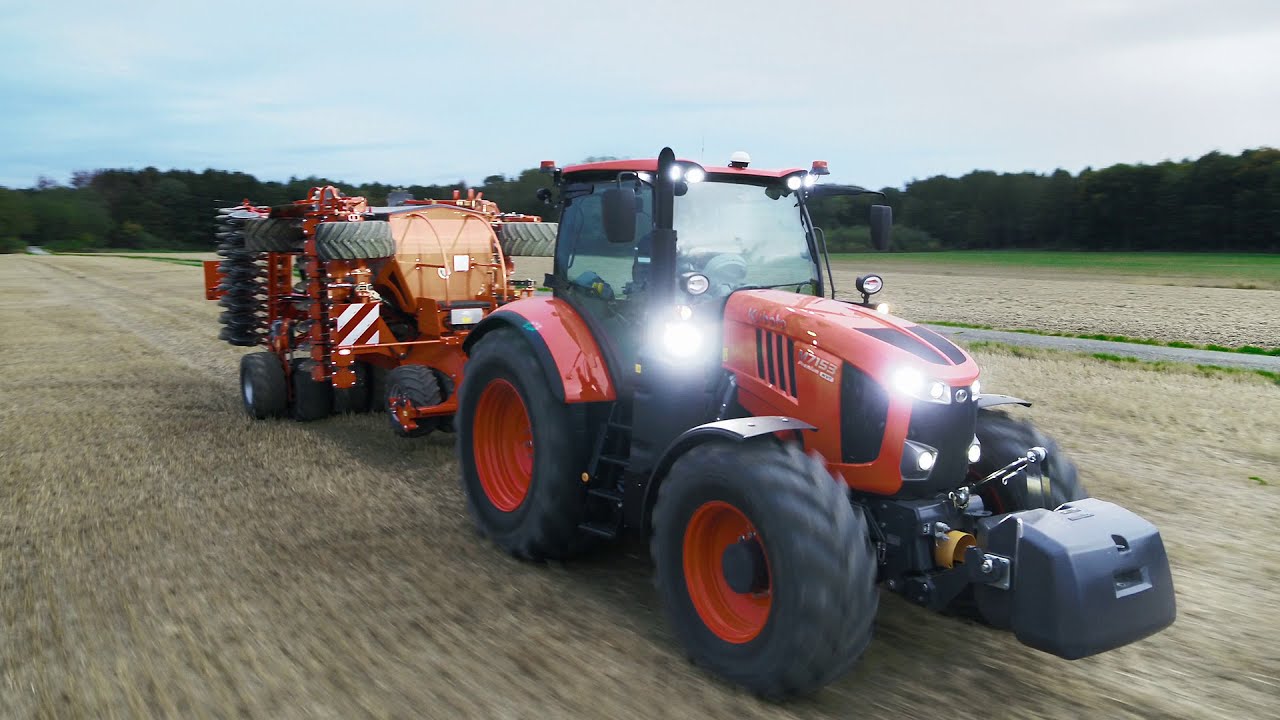 The powerful professional M7003 agricultural tractor! - YouTube