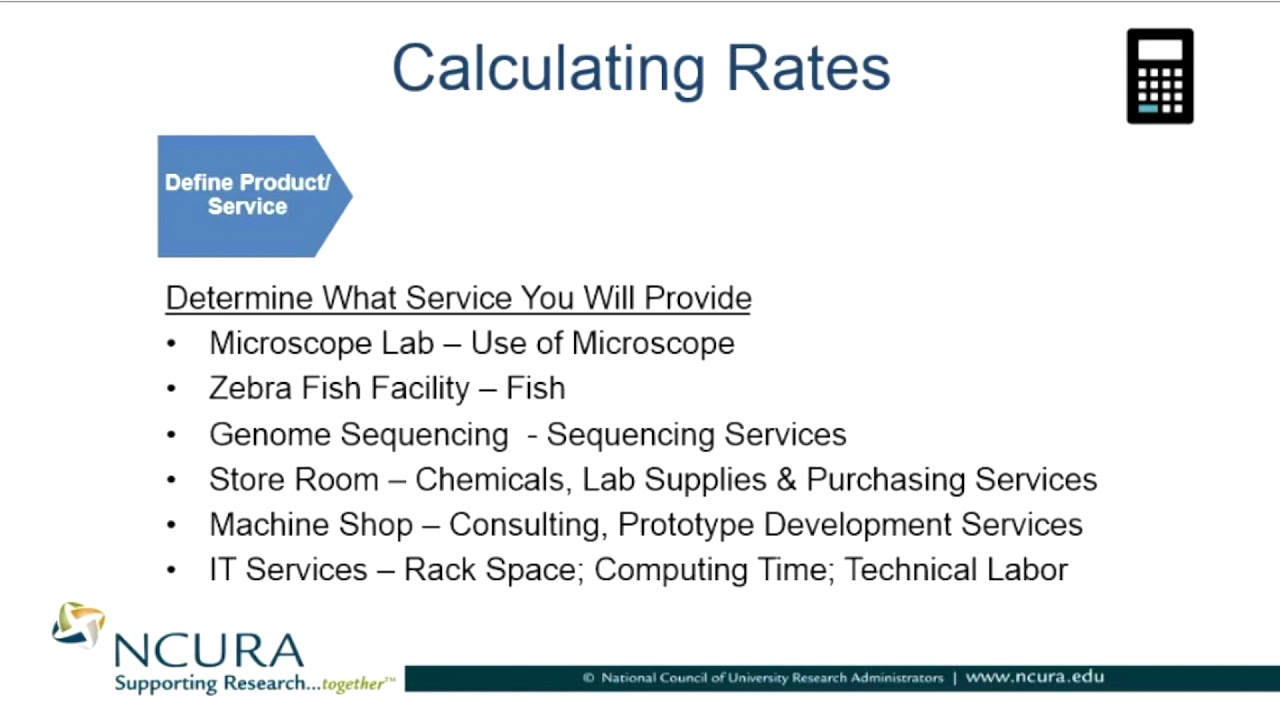 Steps for Calculating Service Center Rates Part I of 3 - YouTube
