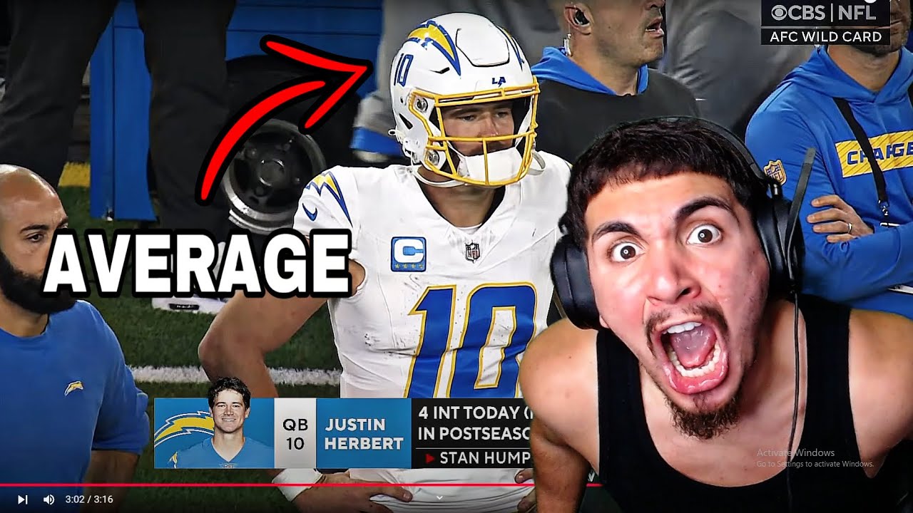 JUSTIN HERBERT WTF ARE YOU DOING?! Chargers vs. Texans Reaction | 2024 ...