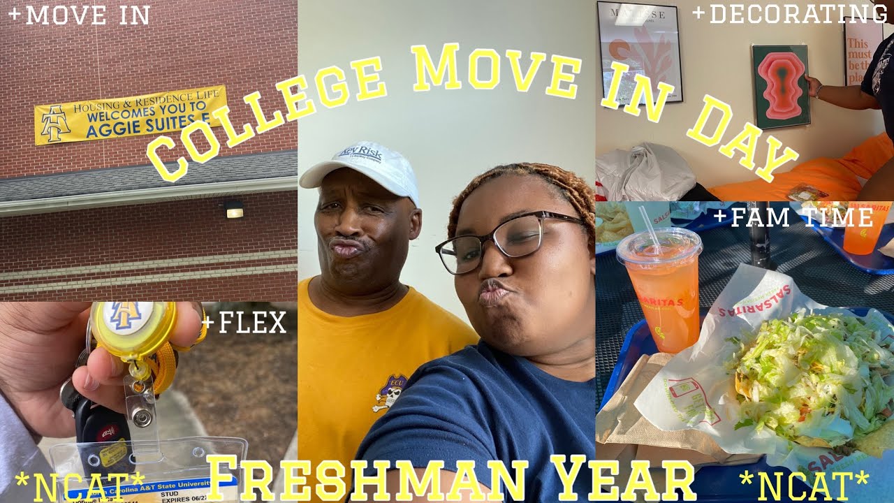 College Move in Day Vlog | North Carolina A&T State University - YouTube