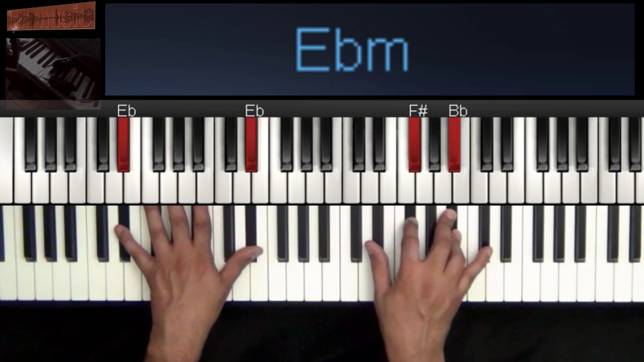 Como hago D#m7 o Ebm7 en el piano Accords - Chordify