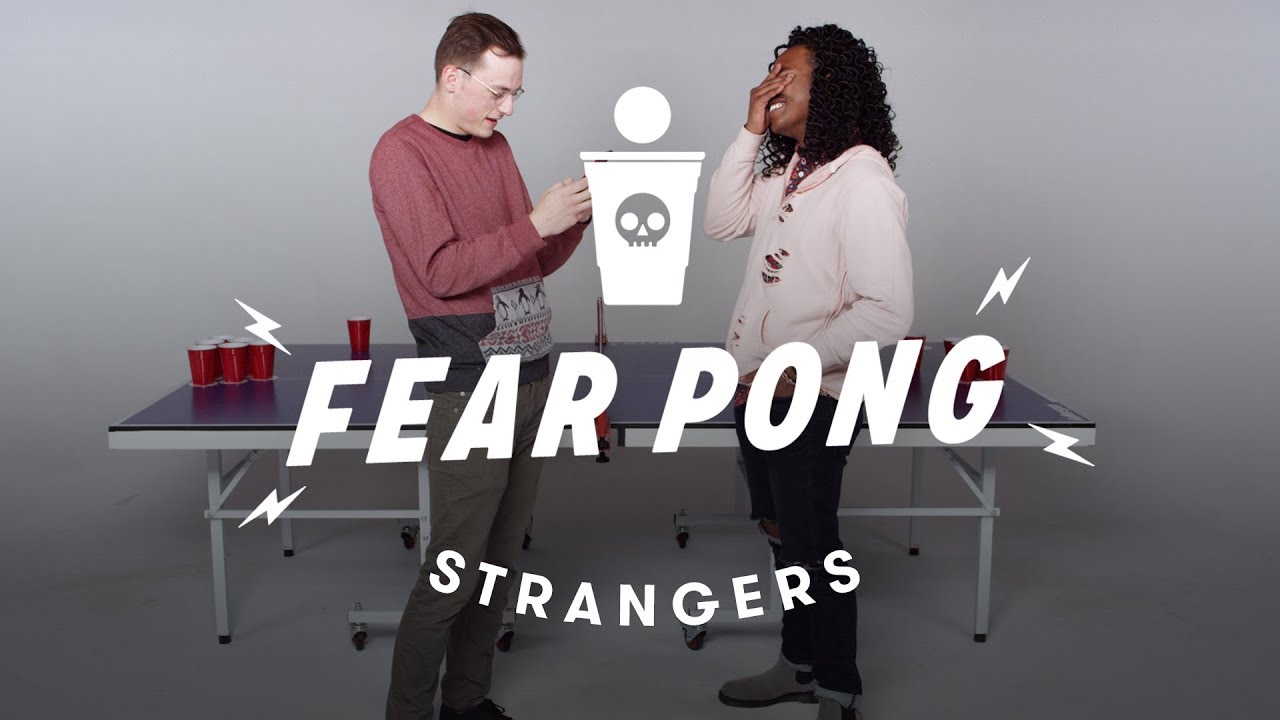 Strangers Play Fear Pong (Karlos vs. Aaron) | Fear Pong | Cut - YouTube
