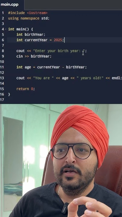 Age calculator using c++ program #learncoding #cpluscplus - YouTube