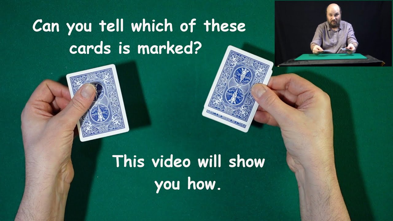 Close up card magic: how to spot marked cards - YouTube