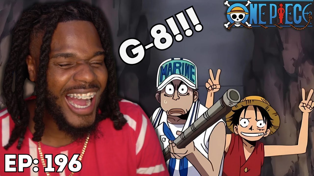 WELCOME TO G-8!!! | ONE PIECE REACTION EPISODE 196 | ANIME | SUB - YouTube