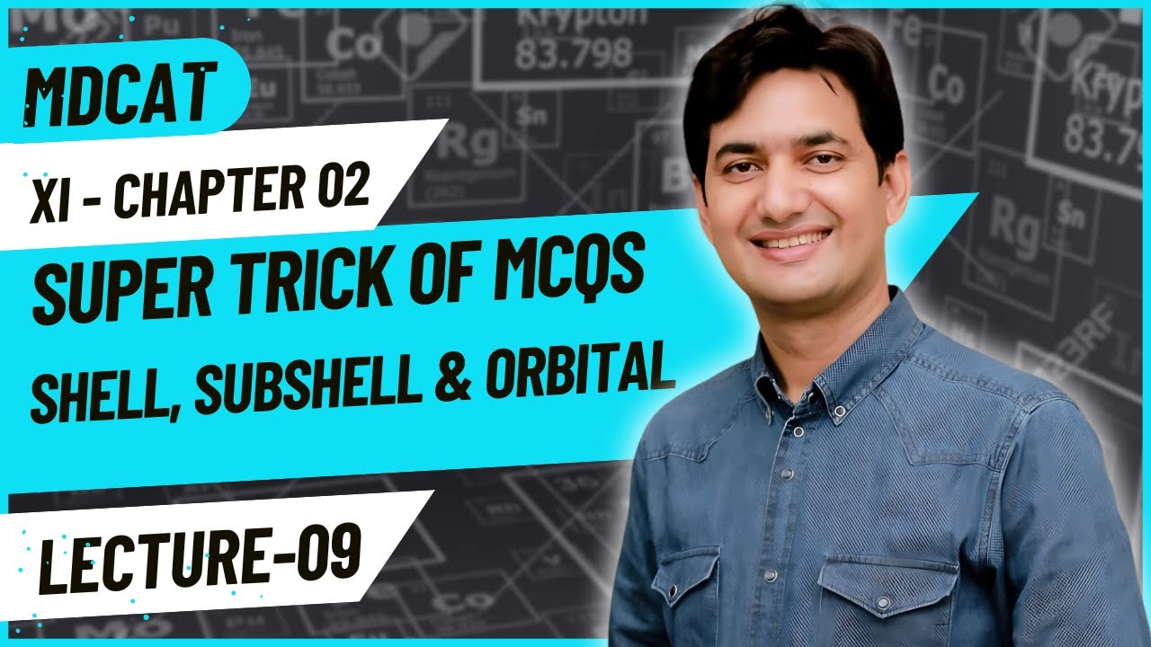 Shell, Sub Shell and Orbitals in detail with examples II MDCAT ...