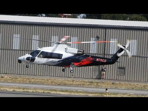 Sikorsky S-76 Coulson Aviation Filmed from inside an R44 Helicopter ...