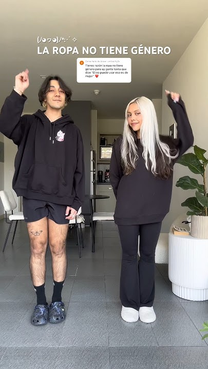 La ropa no tiene género (ﾉ ヮ )ﾉ*:･ﾟ #fashion #moda #outfit #ideasdeoutfits #couplegoals #novios ...
