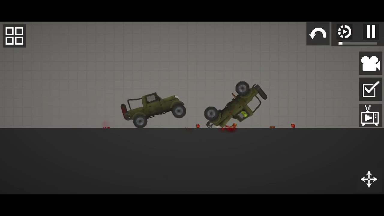 trying to destroy the jeep in melon playground - YouTube