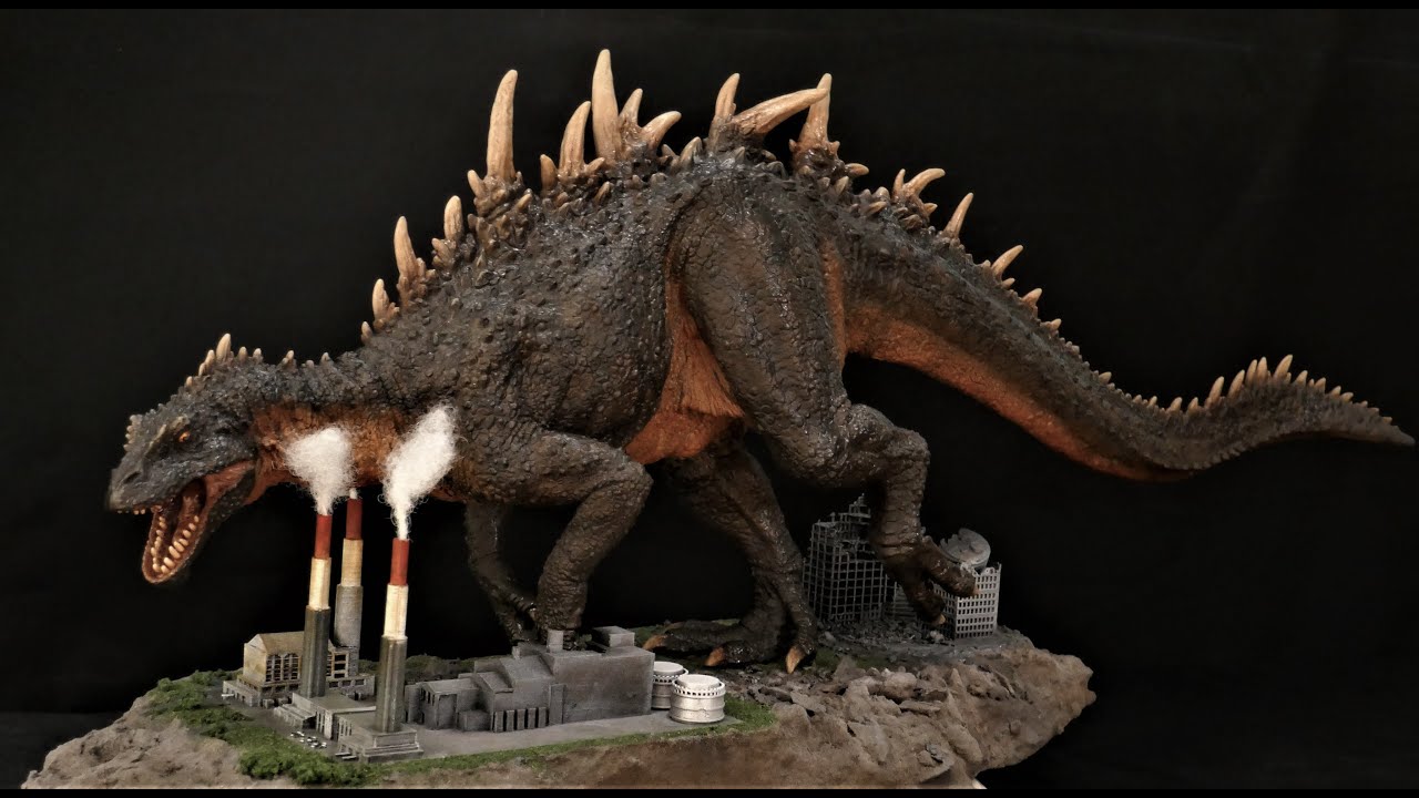 McVey Gojirasaurus Diorama! - YouTube