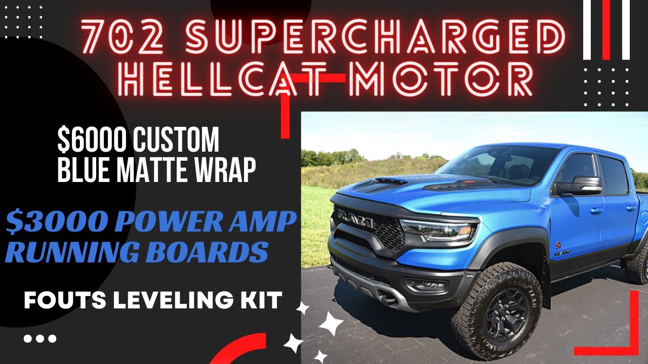 TRX RAM 702 SUPERCHARGED HELLCAT for sale Schoolcraft, Michigan - YouTube