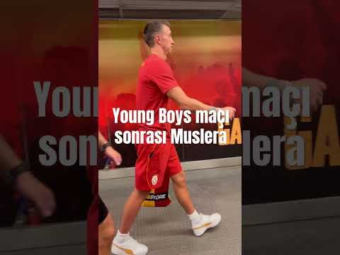 Young Boys maçında kırmızı kart göre Muslera stadı böyle terketti. #galatasaray #muslera #shorts