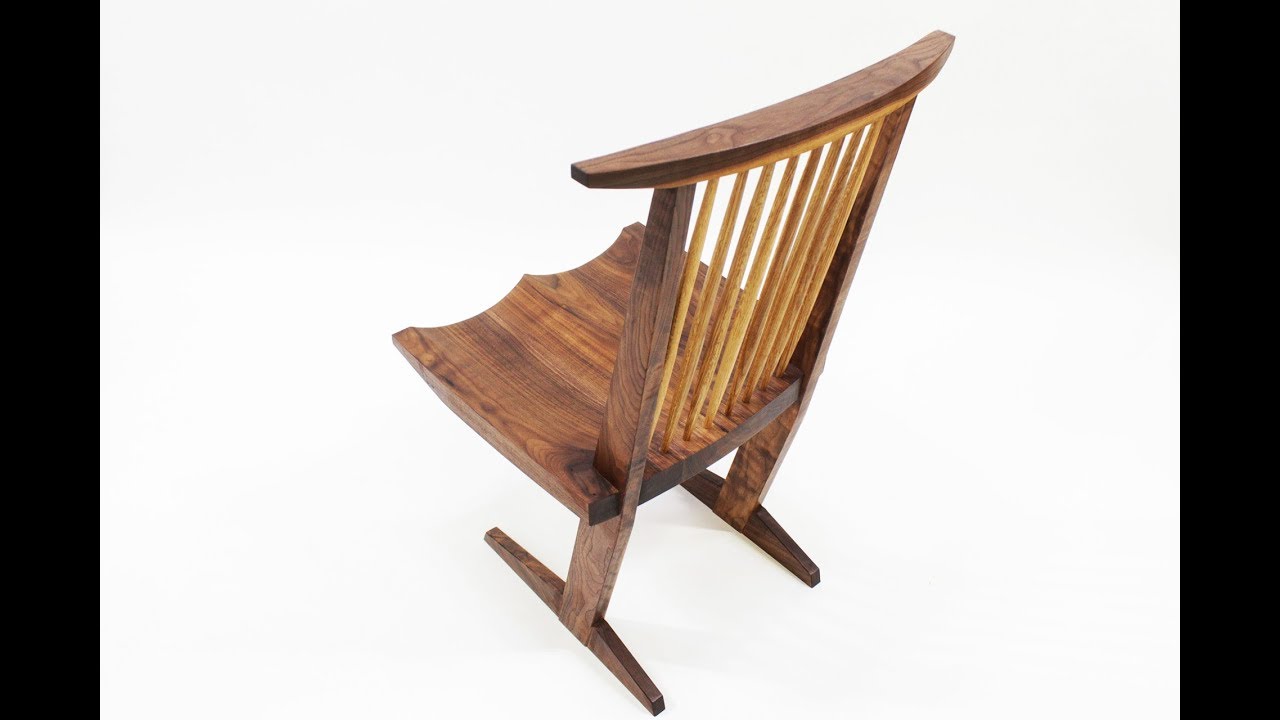 Building some Nakashima Inspired Chairs - YouTube