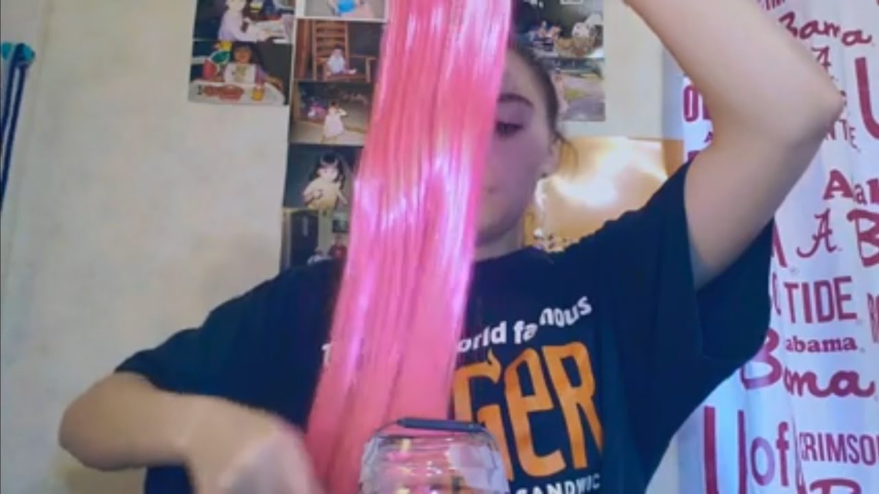 ASMR ~ Brushing out a Pink Hair Piece ~ Rambling ~ Whispering - YouTube