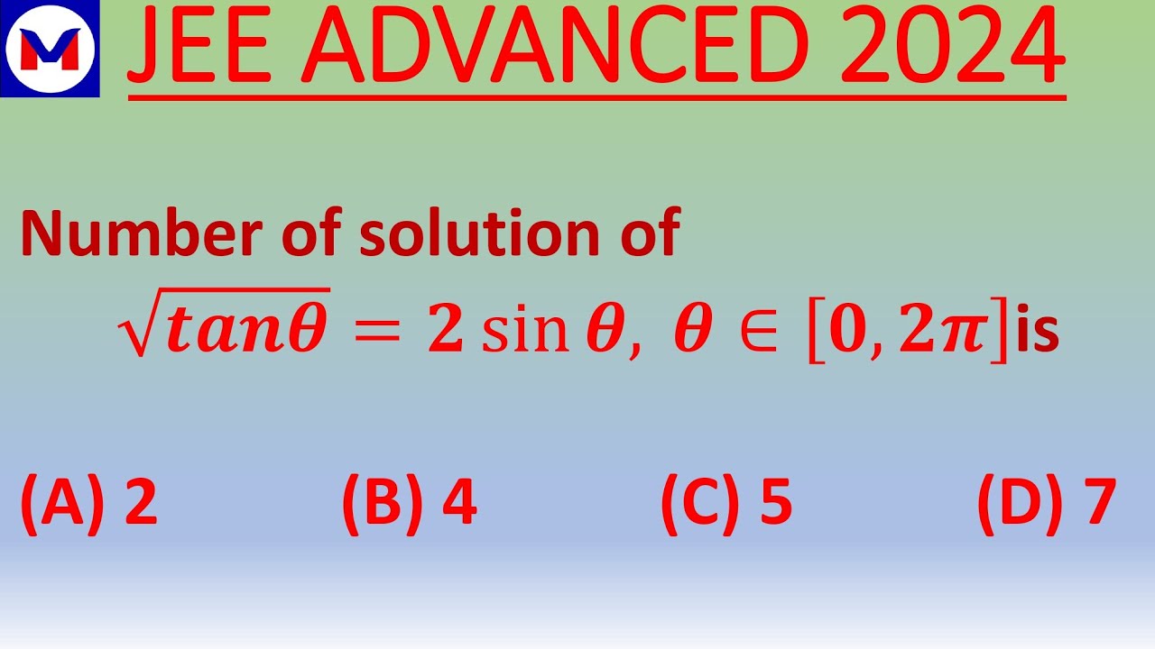 TRIGO. EQUATION JEE ADVANCED 2024 #advance #jee #jeemains #jeeadvanced ...