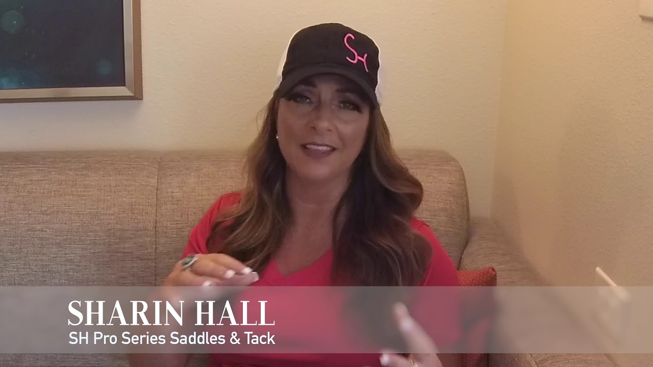 Barrel Racer Sharin Hall Talks Saddle Pads extended - YouTube