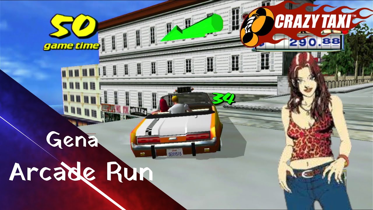Crazy Taxi - Gena - Arcade map - Arcade Rules (PS3) - YouTube