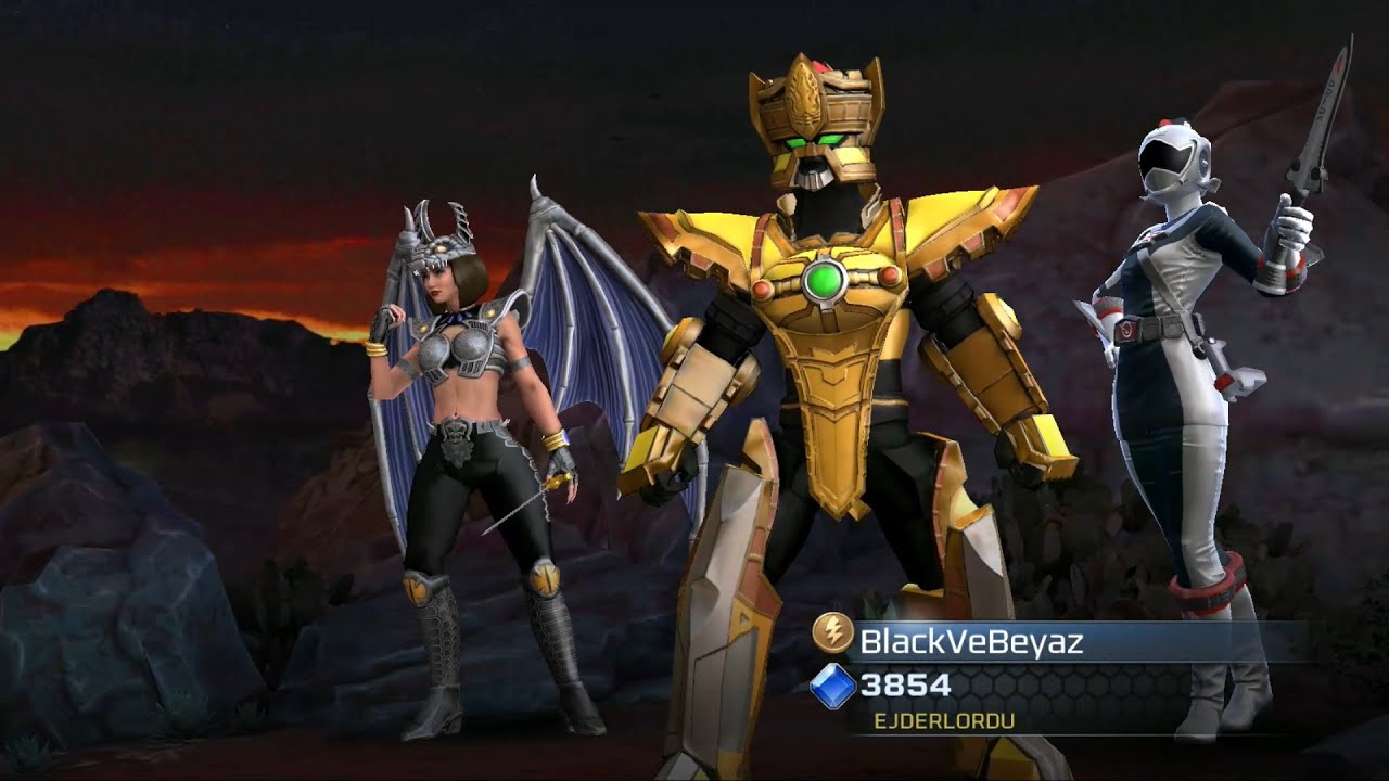 Sentinel Knight Request Matches Power Rangers Legacy Wars - YouTube