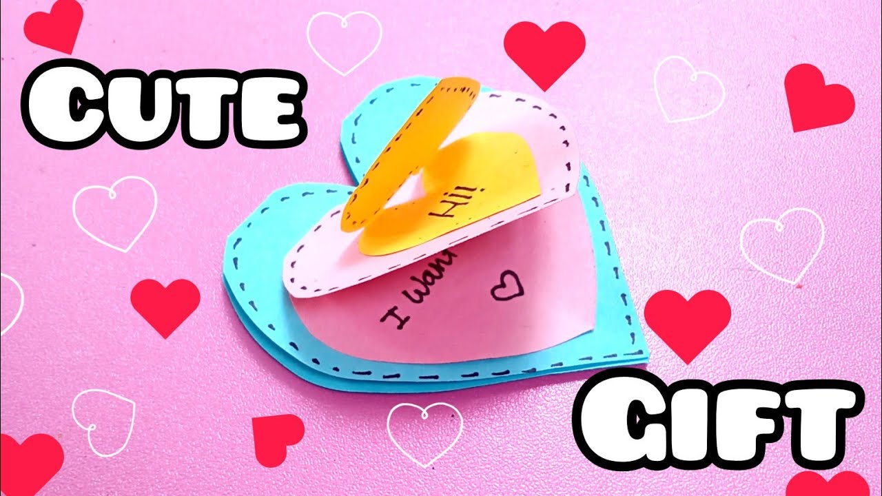 EASY PRESENT IDEA | CUTE GIFT | DIY GIFT | PRESENT FOR FRIENDS 💝 - YouTube