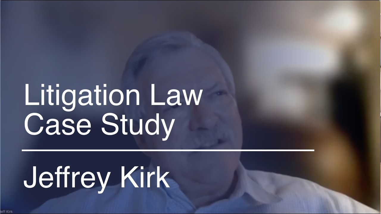 Jeffrey Kirk, Litigator, O'Connor and Associates, Complete Conversation ...