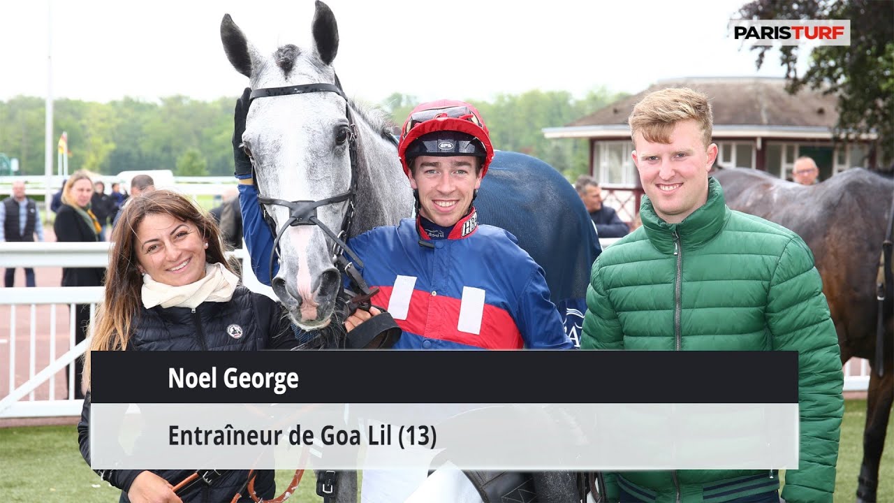Noel George, entraîneur de Goa Lil (20/05 à Auteuil) - YouTube
