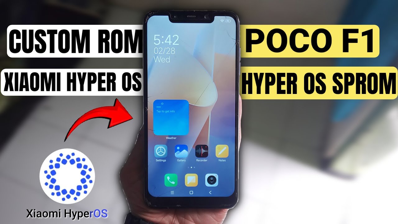 Nyobain Rom HYPER OS di Poco F1 | Hyper OS by SPRom Android 14 - YouTube
