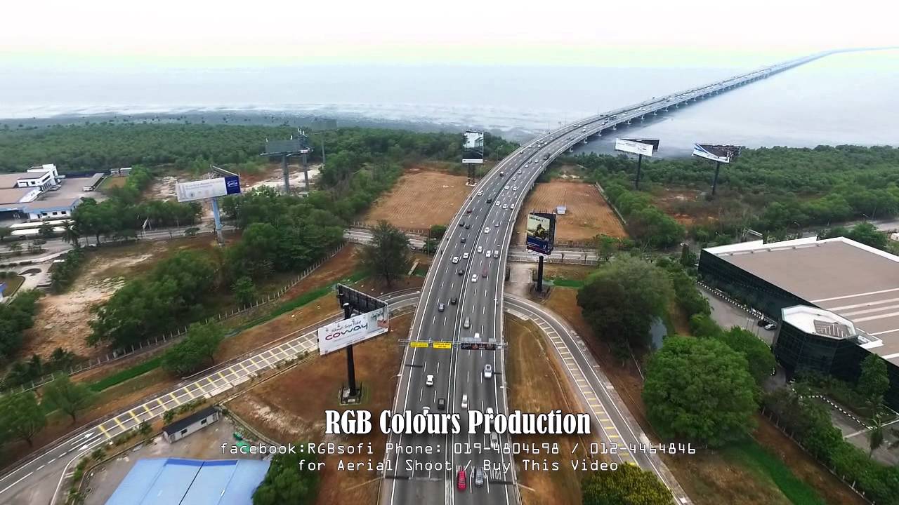 Penang Bridge aerial video by RGB - YouTube