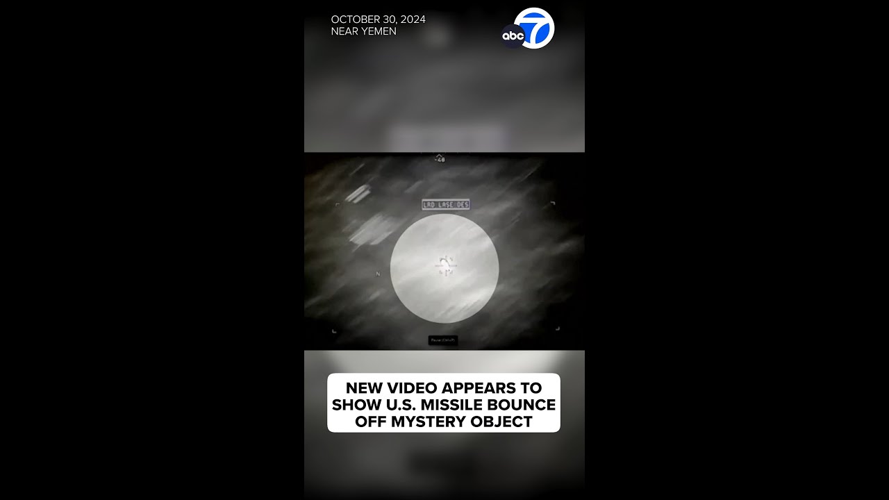 UFO hearing: Newly released video appears to show US missile bouncing ...