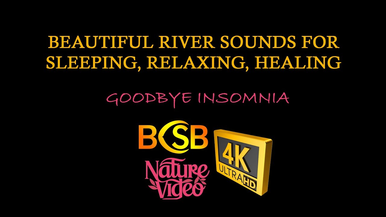 Relaxing River Stream: The Sound of Peace. Stream River Sounds Relieves ...