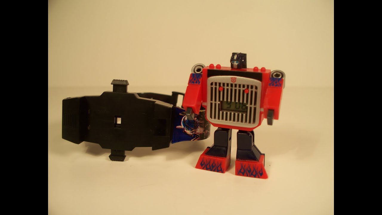 TRANSFORMERS 3 DOTM OPTIMUS PRIME TRANSFORMING LCD WRIST WATCH REVIEW ...
