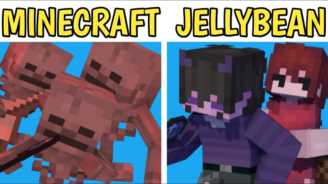 Friday Night Funkin'- Jellybean vs Skeleton (MINECRAFT EDITION ...