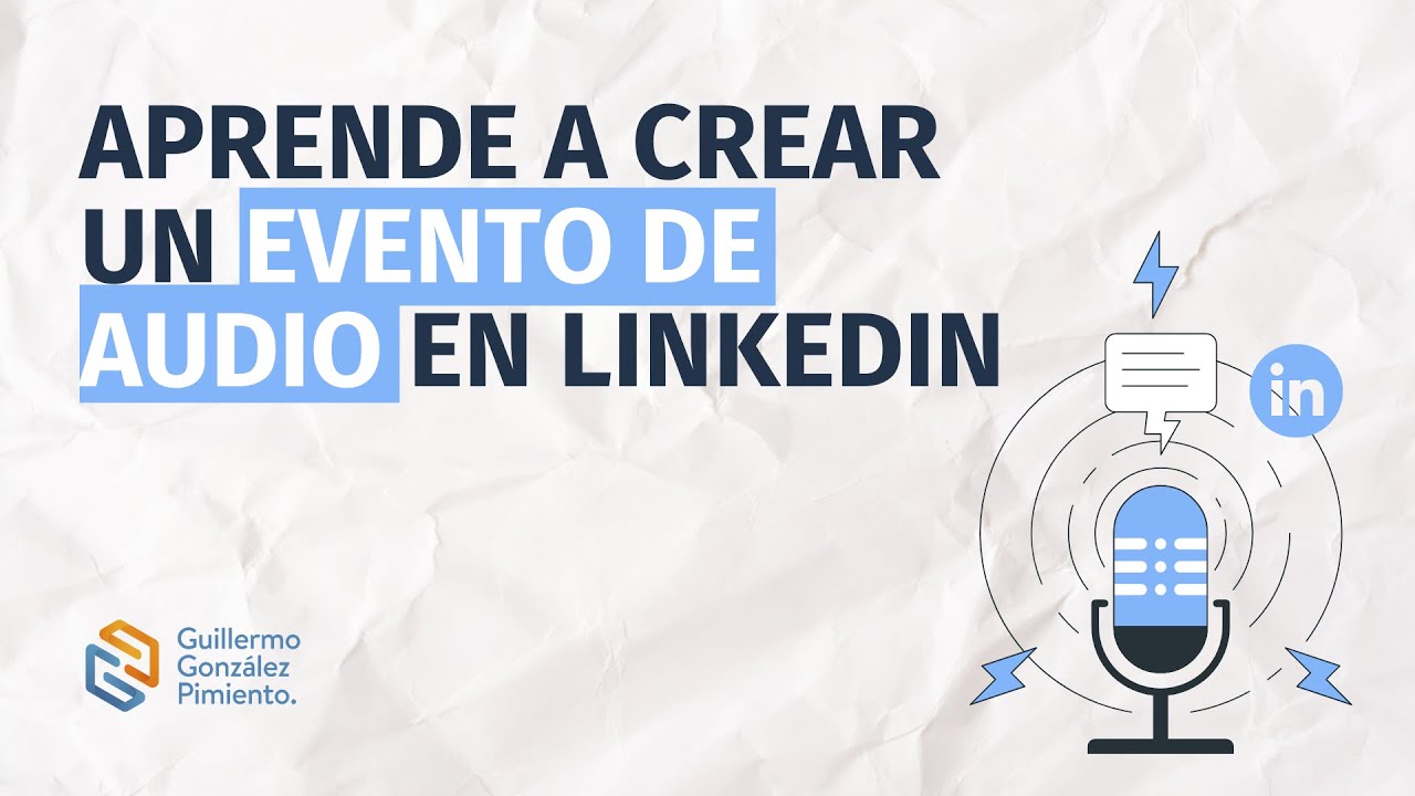 Tutorial Eventos de Audio en LinkedIn - YouTube