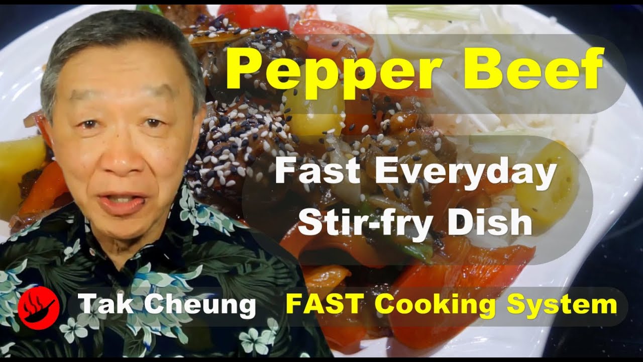 Pepper Beef. A super fast dish to cook from scratch in 5 minutes or ...