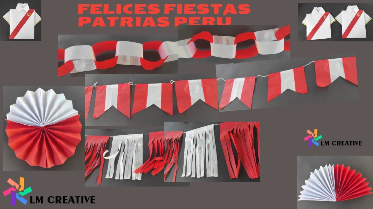 Como Hacer Adornos Para Fiestas Patrias Peru 2022 Youtube