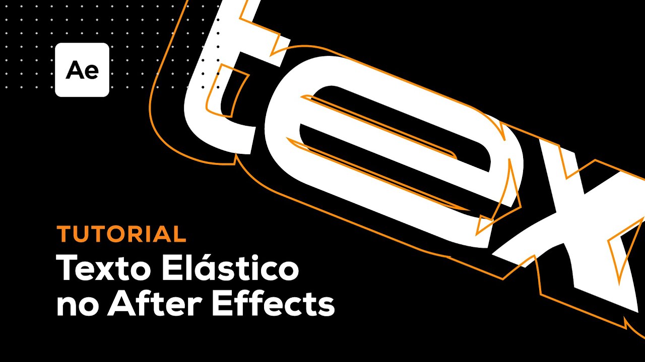 Animando TEXTO ESTICADO no After Effects em 15 minutos - YouTube
