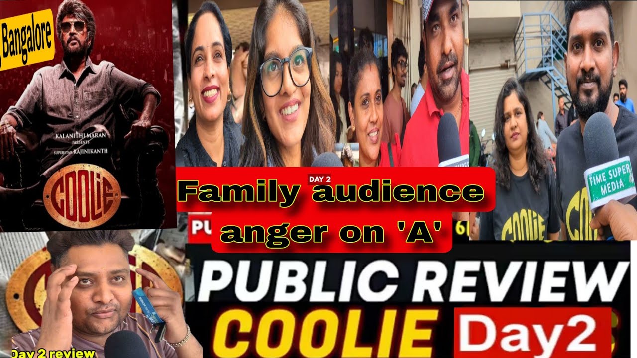 Coolie movie review day 2 | Coolie public review day 2 | Rajinikanth ...