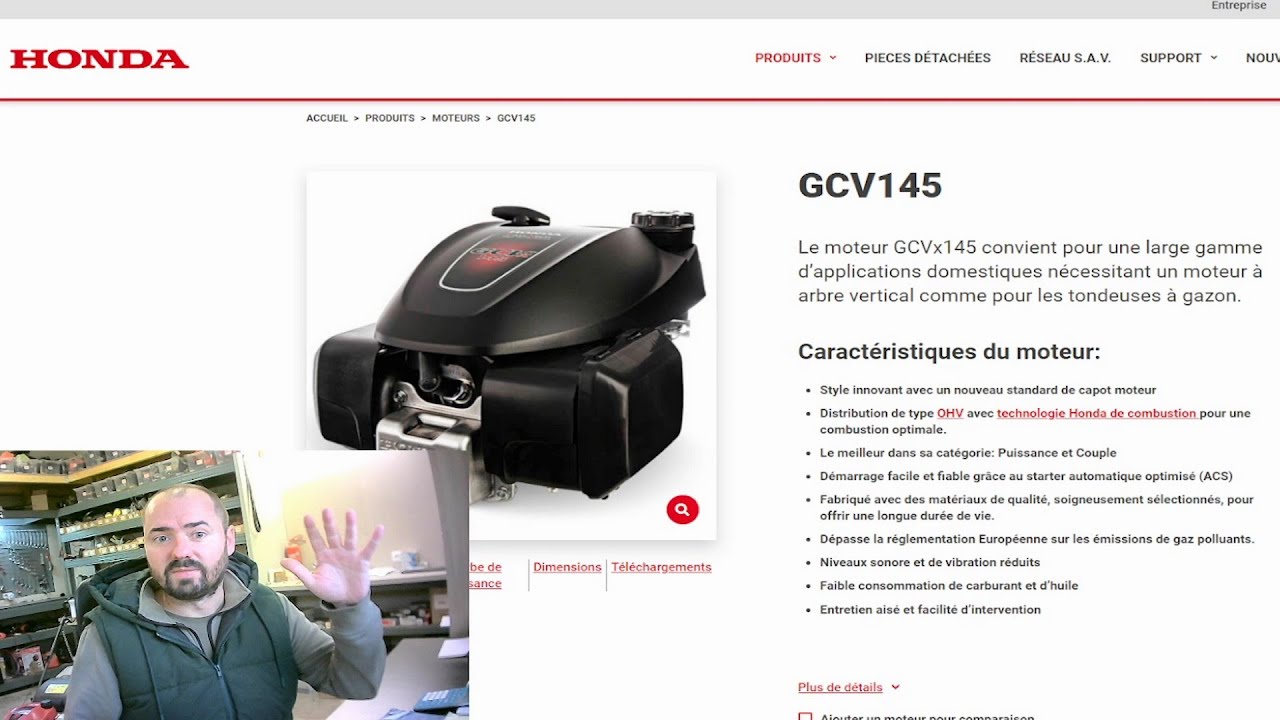 Nouveaux moteur tondeuse Honda GCVx 👍 ( 145 170 200 ) - YouTube
