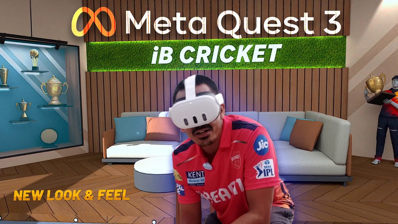 Mega Update : playing Best Cricket game META QUEST 3 for First time ...