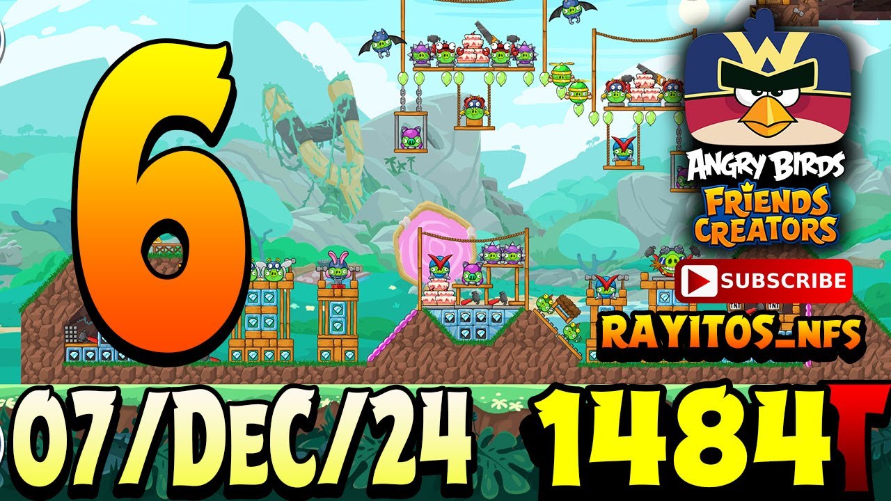 Angry Birds Friends Level 6 Tournament 1484 Highscore POWER-UP ...