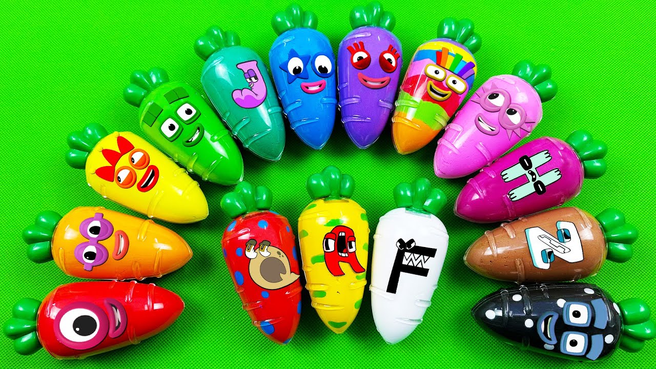 Numberblocks – Looking All Slime Colorful Carrot Mixing! Satisfying ...