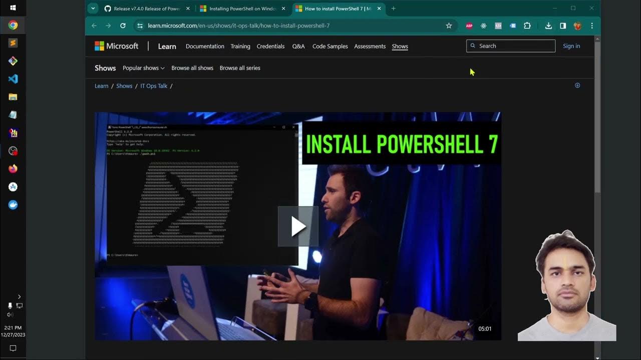 How to Install Powershell 7 on Windows 10 - YouTube