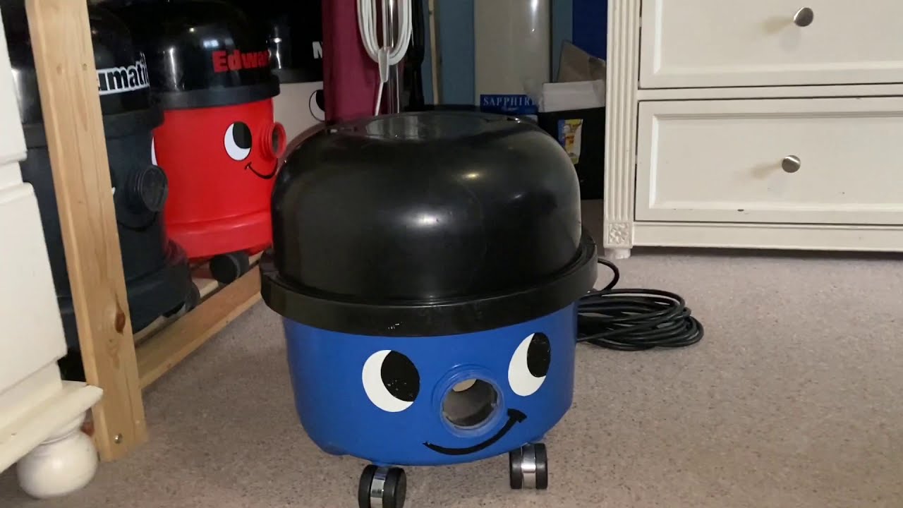 Vintage 1982 Numatic nv200 vacuum cleaner after refurb + demo - YouTube