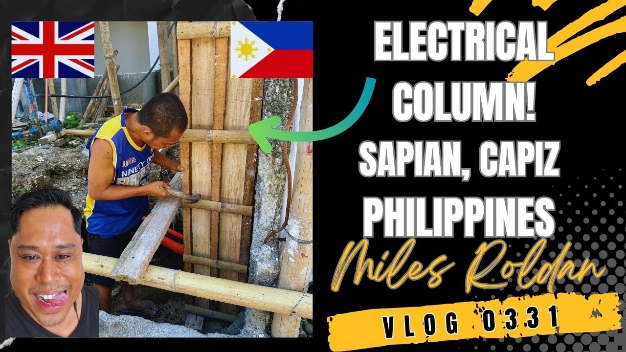 VLOG 331: MAKING A CONCRETE COLUMN IN THE PHILIPPINES! (Complete ...