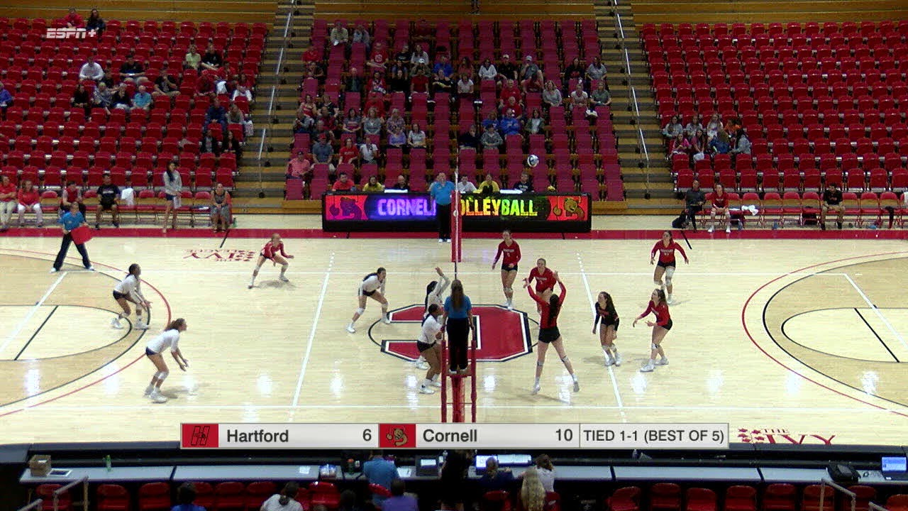 Highlights: Cornell Volleyball vs Hartford - 9/7/19 - YouTube