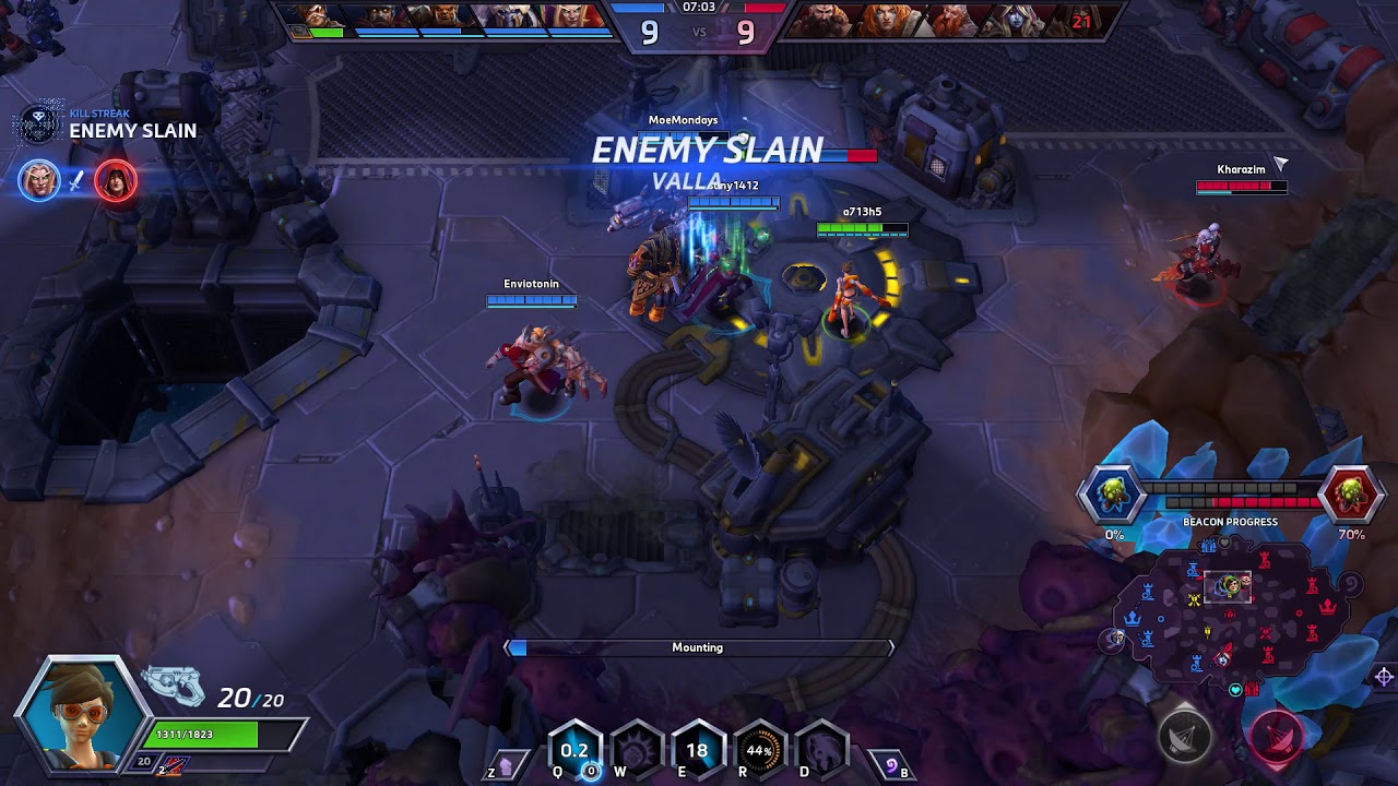 a713h5 | Heroes of the Storm | Roving Guard Tracer | US S2 AI - YouTube