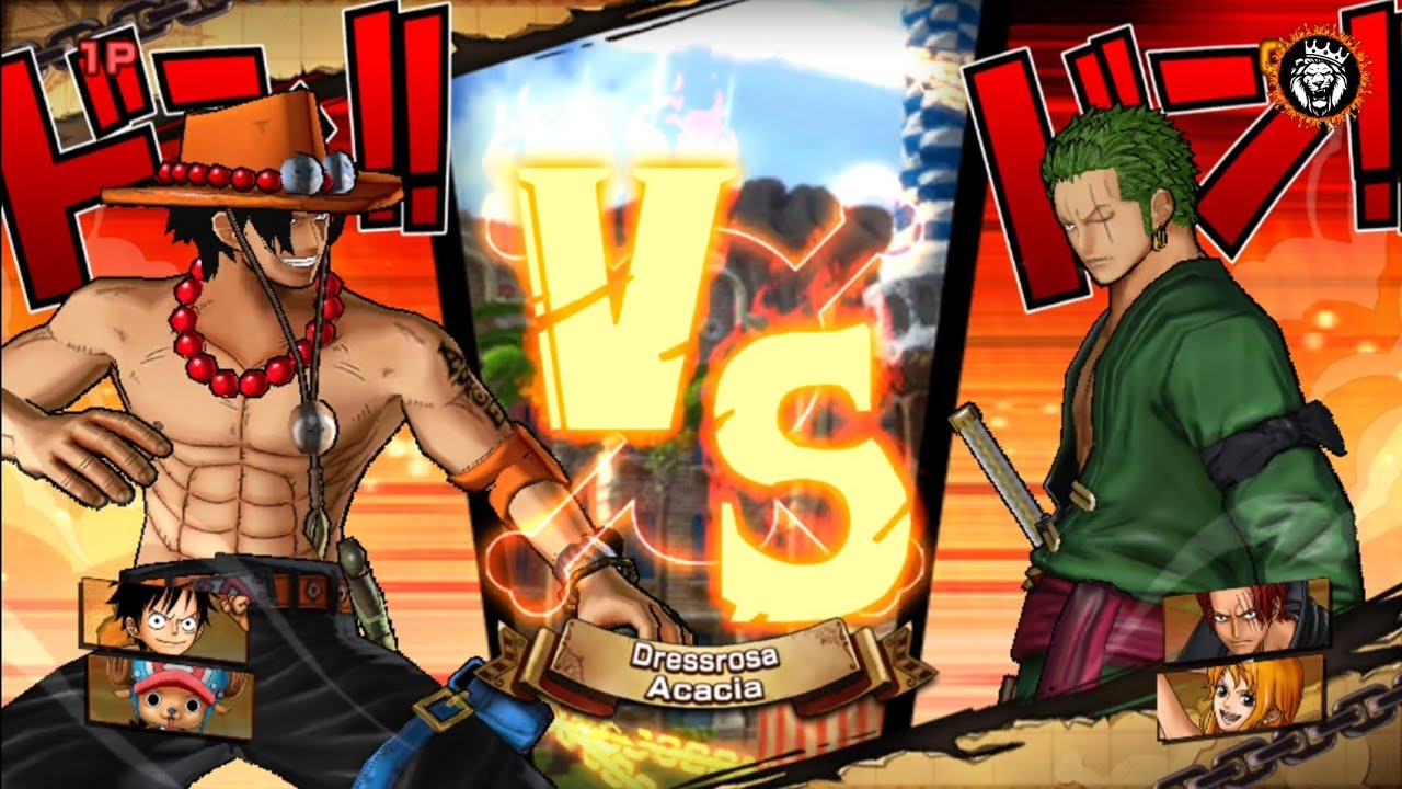 PORTAGAS D ACE VS RORONOA ZORO ( One Piece Rumble ) | Free Battle | One ...