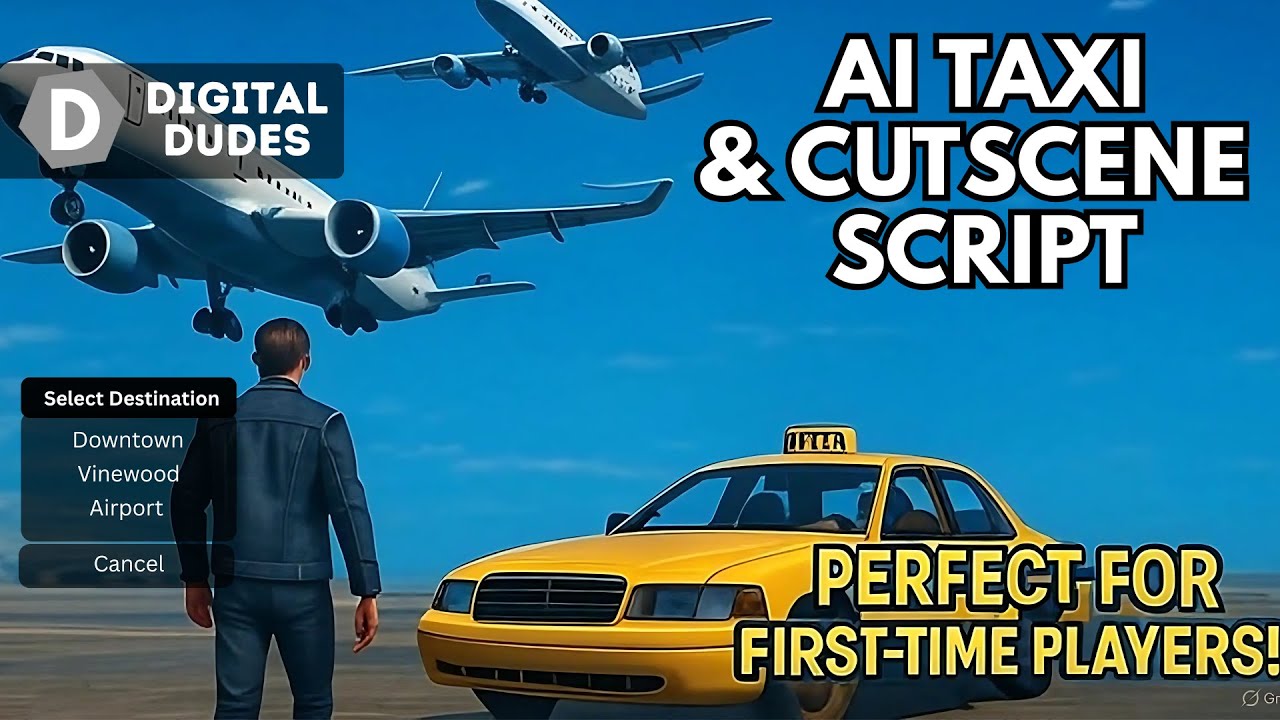 🚖 AI Taxi + Welcome Cutscene | QBCore, QBox & ESX Compatible | FiveM ...