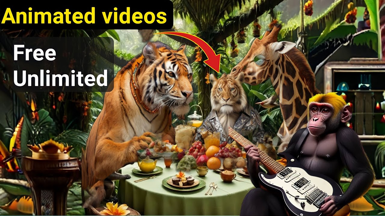 How to make animated animal videos | animated animals videos - YouTube