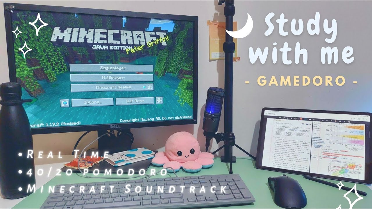 Gamedoro 🎮 40/20 | 🔴 LIVE Study with me 📚 | Gaming in breaks ⛏💎 ...